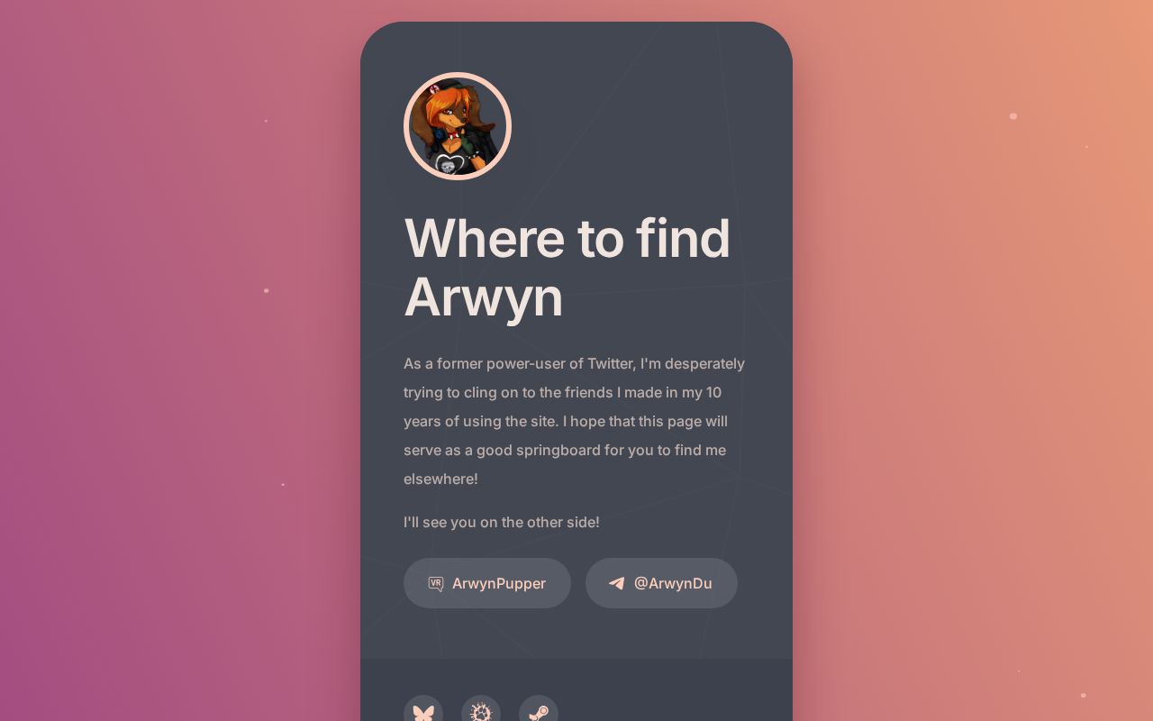 Arwyn Across The Internet